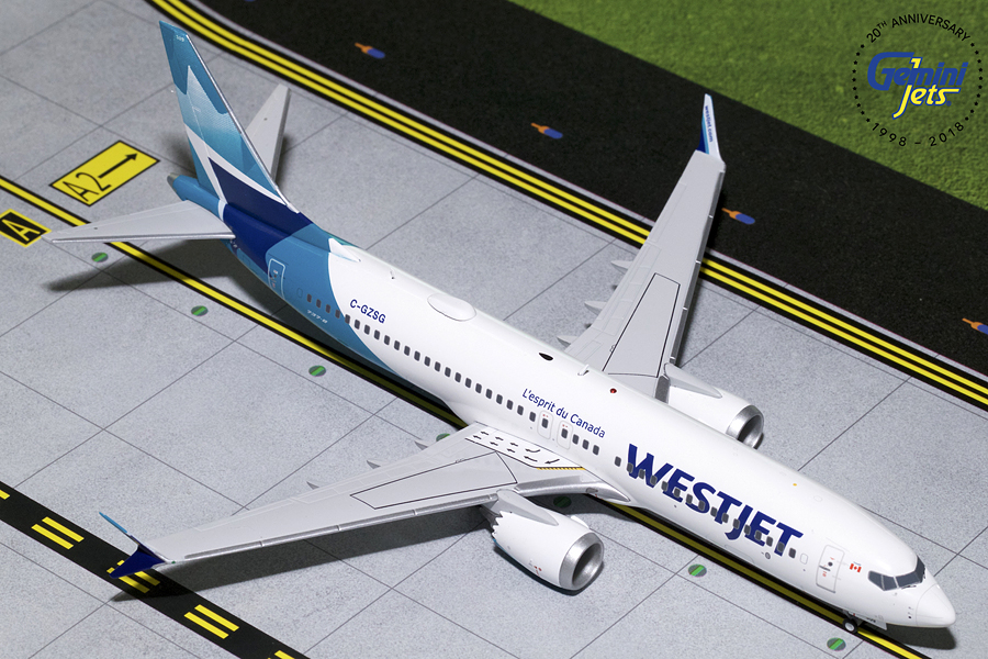 ScaleModelStore.com :: GeminiJets 1:200 - G2WJA783 - Westjet Boeing 737 ...