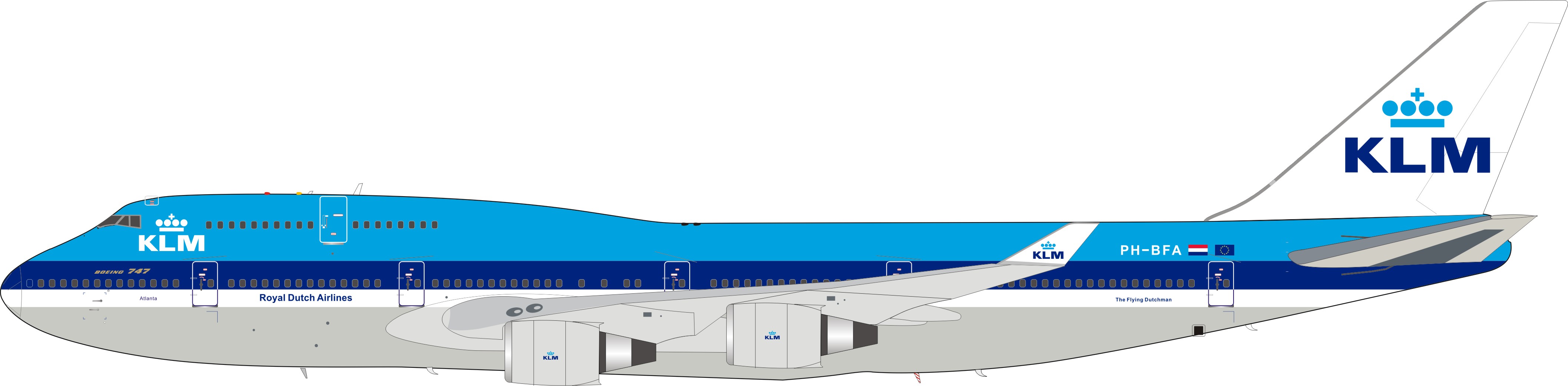ScaleModelStore.com :: Inflight200 1:200 - IF744KLM0520 - KLM Boeing ...