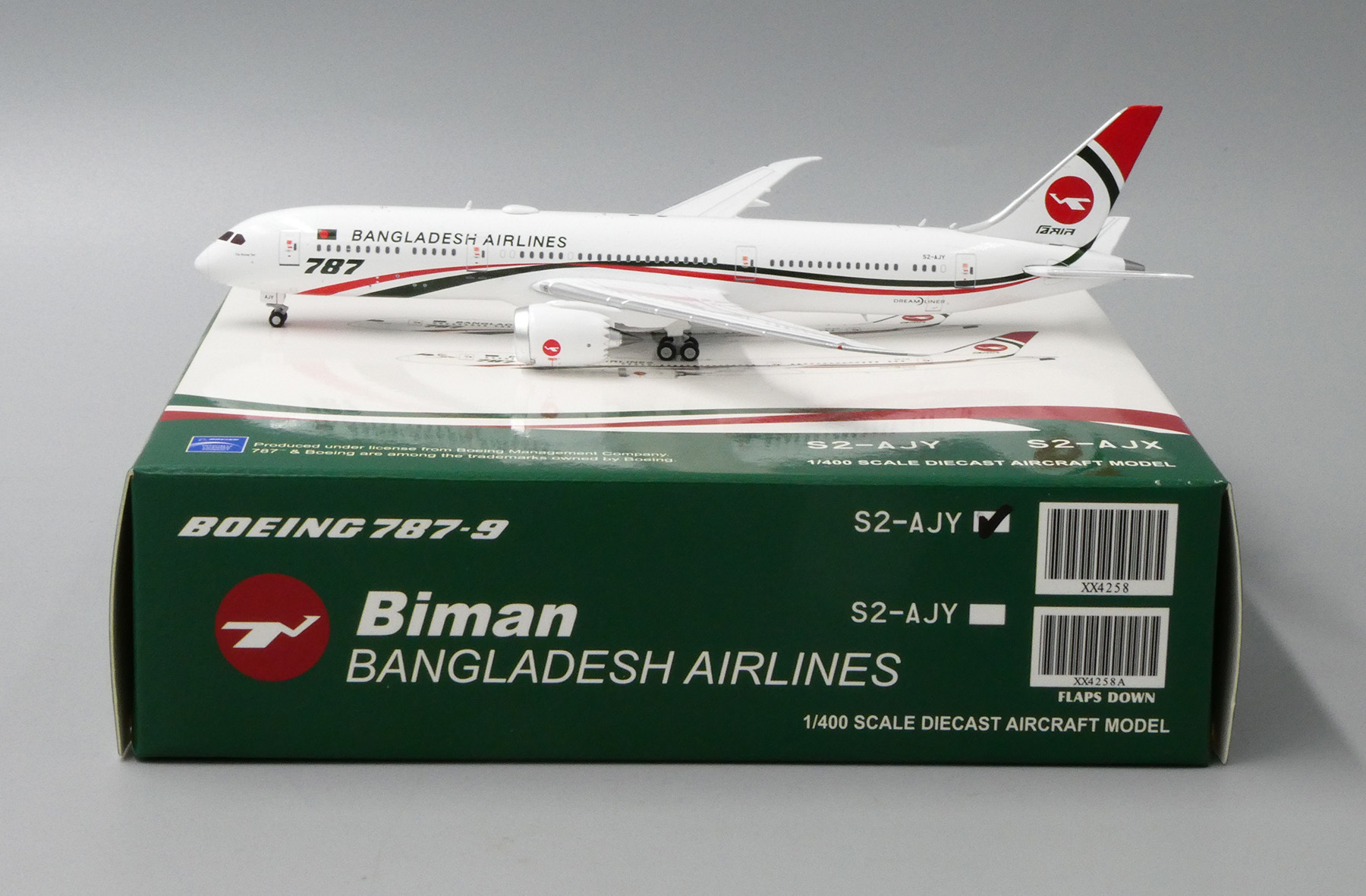 ScaleModelStore.com :: JC Wings 1:400 - XX4258 - Biman Bangladesh ...