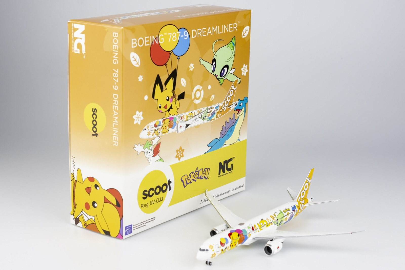 ScaleModelStore.com :: NG Models 1:400 - 55095 - Scoot Boeing 787-9