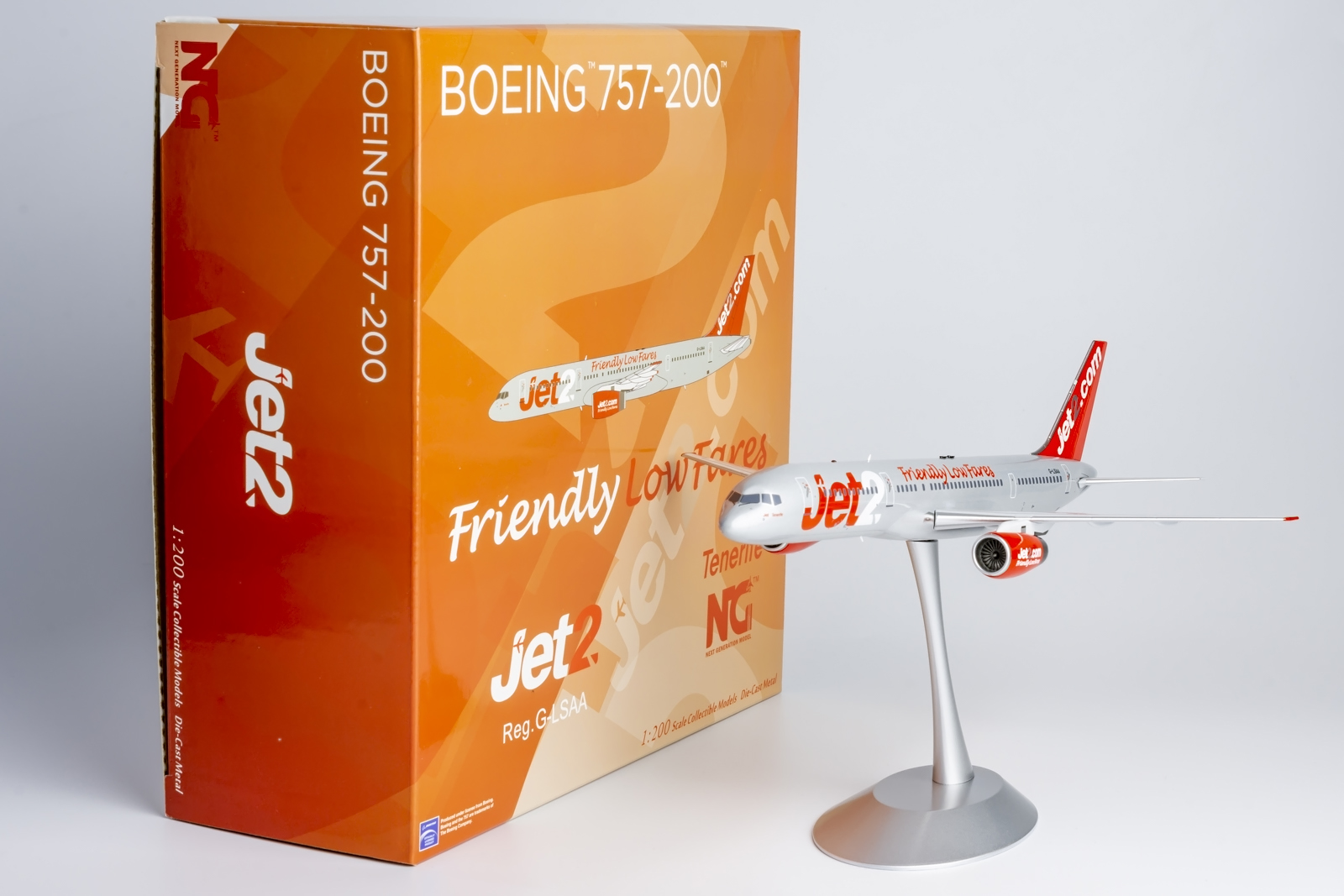 ScaleModelStore.com :: NG Models 1:200 - 42002 - Jet2 Boeing 757-200
